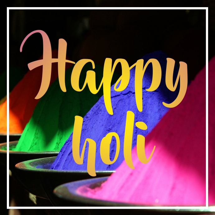 Copy of Holi | PosterMyWall