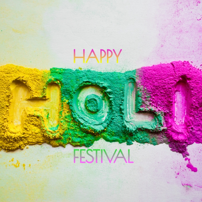 Holi Template | PosterMyWall