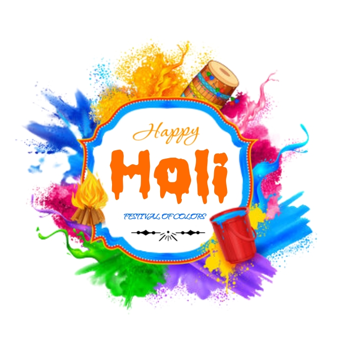 HOLI Template | PosterMyWall