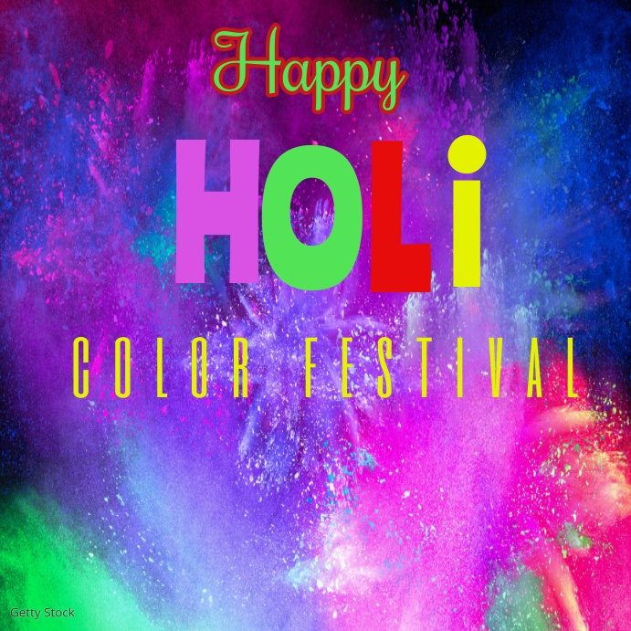 Holi Template | PosterMyWall