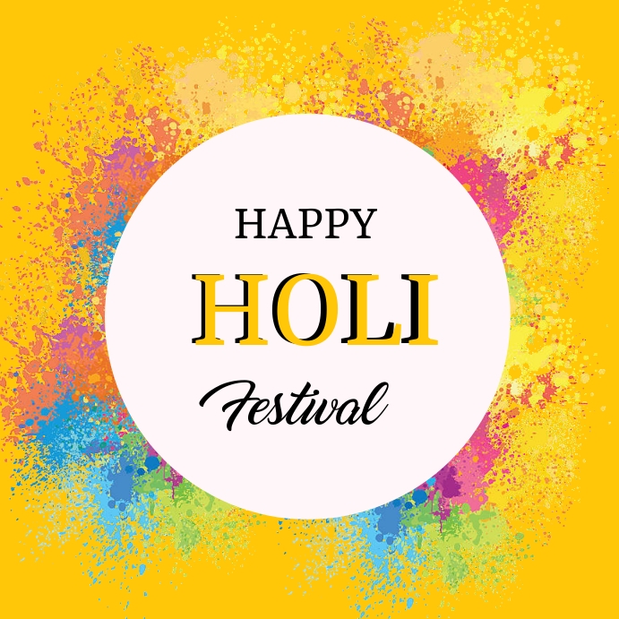 Holi Template | PosterMyWall