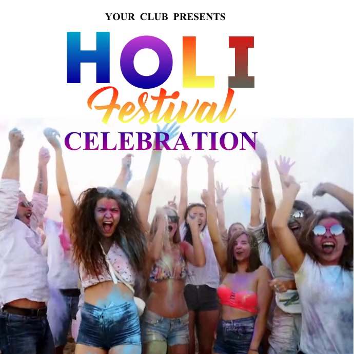 Copy of Holi diwali foli festival happy holi | PosterMyWall