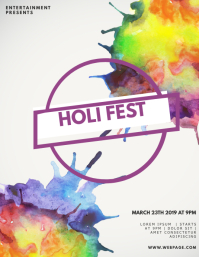 Colors Festival Flyer Template | PosterMyWall