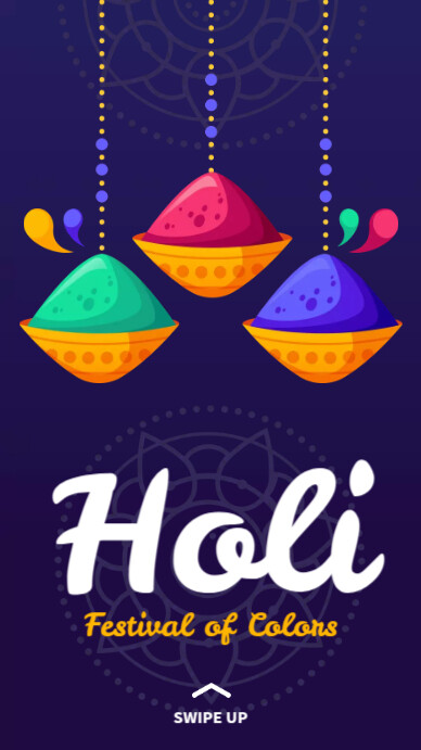 Holi Festival Of Colors Template | PosterMyWall