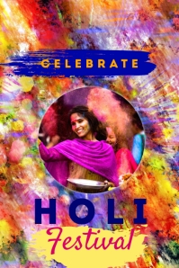 Holi Festival Poster Template | PosterMyWall
