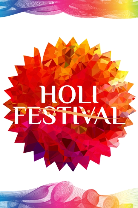Holi Festival Poster Template | PosterMyWall