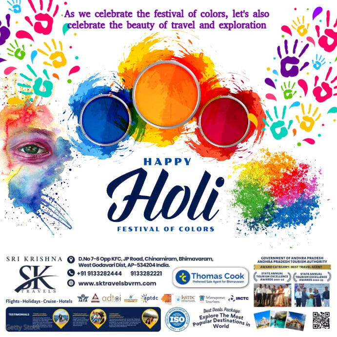 Holi Flyer Templat | PosterMyWall