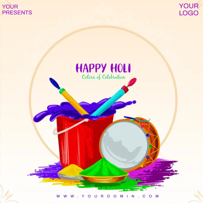 Holi flyer Template | PosterMyWall