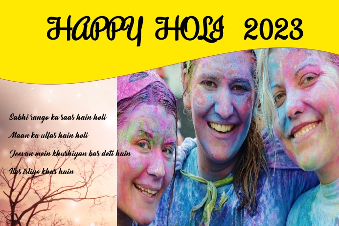 Holi flyers template | PosterMyWall