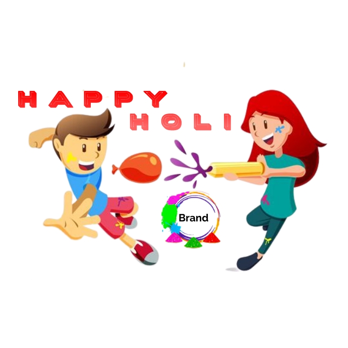 Plantilla de Holi Logo | PosterMyWall