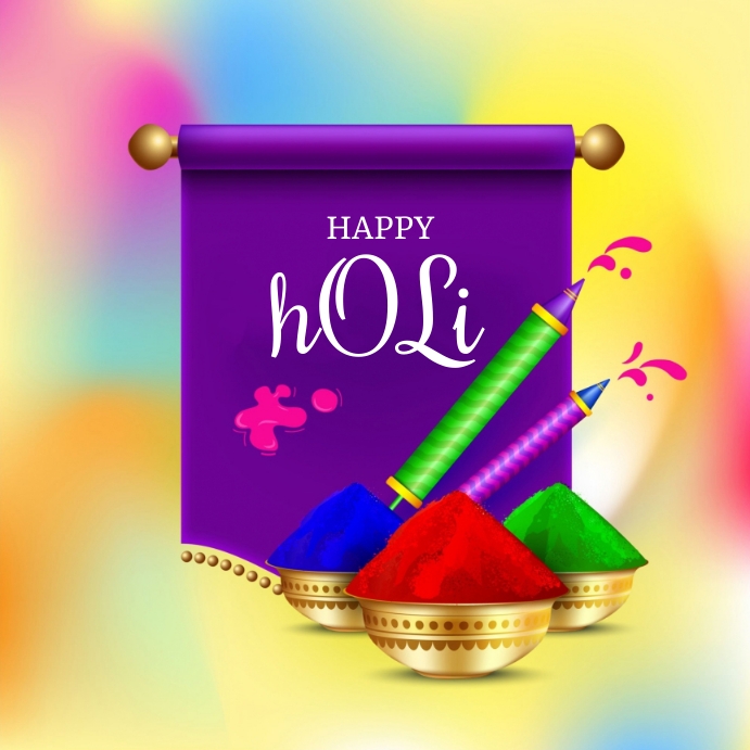 HOLI POSTER Template | PosterMyWall