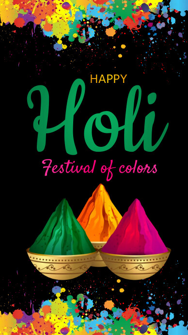 Holi Template | PosterMyWall