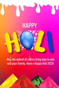 HOLI Template | PosterMyWall