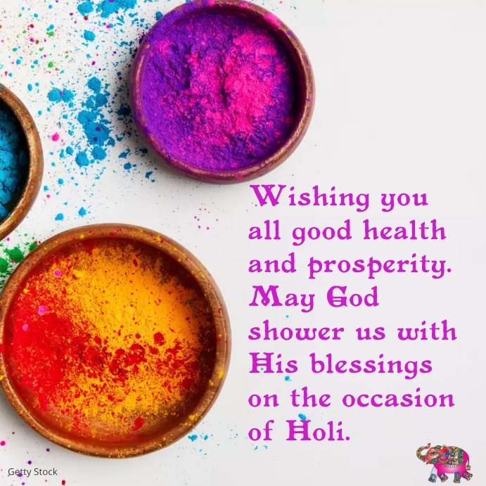 Holi wishes Template | PosterMyWall