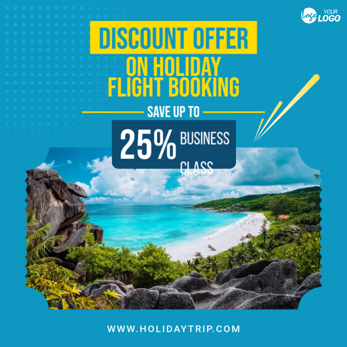Copy of Holiday Booking Ad | PosterMyWall