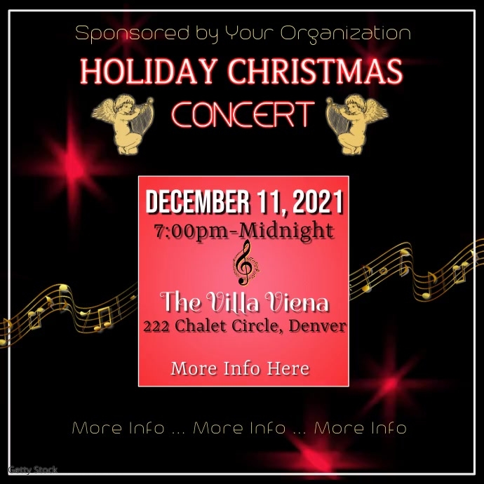 Copy of Holiday Christmas Concert | PosterMyWall