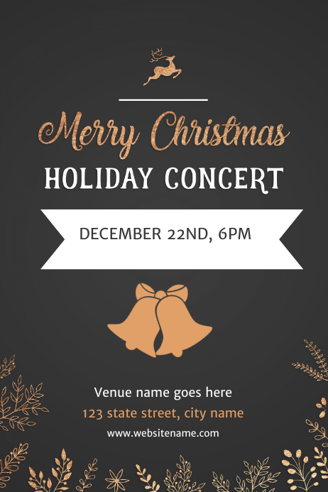 Holiday Concert Template | PosterMyWall