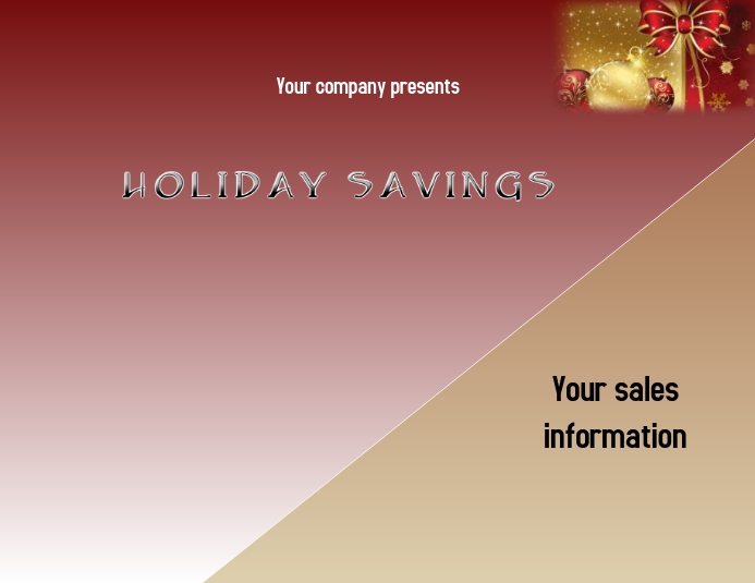 Copy of Holiday flyer | PosterMyWall
