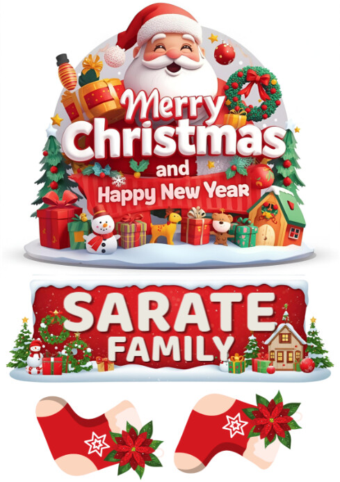 Holiday Gathering Door Poster Template | PosterMyWall