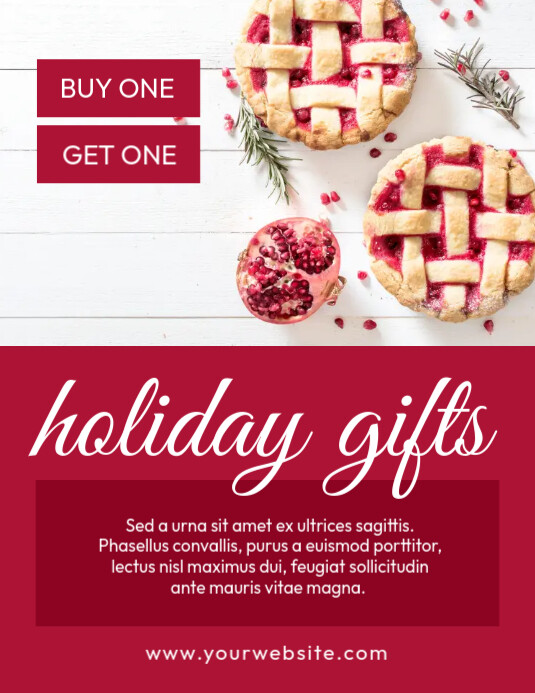 Holiday Gifts Buy 1 Get 1 Templates | PosterMyWall