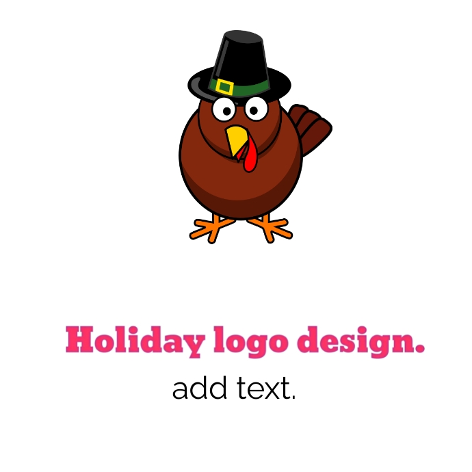 Holiday logo design template. | PosterMyWall