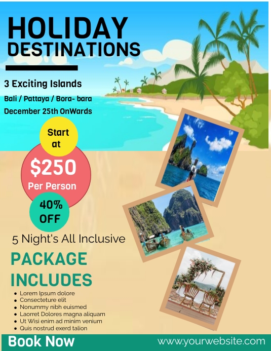 Holiday marketing flyer, ad template | PosterMyWall