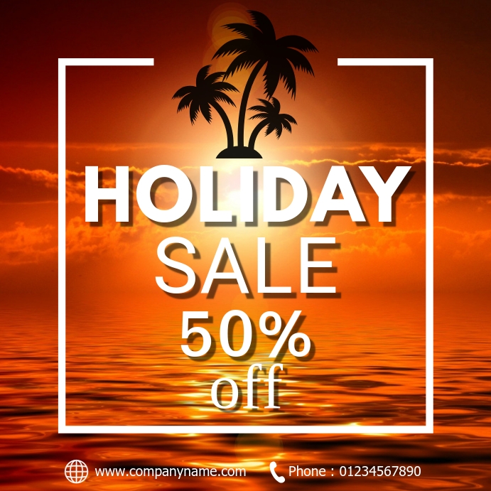 Holiday sale Template | PosterMyWall