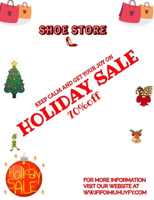 HOLIDAY SALE FLYER/POSTER TEMPLATE | PosterMyWall