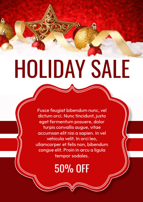 Holiday Sale Template | PosterMyWall