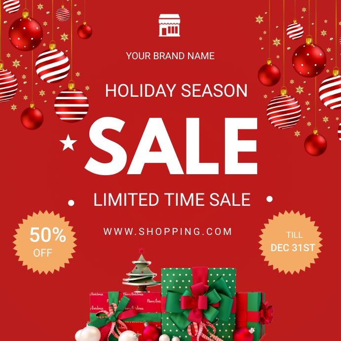 holiday sale template flyer | PosterMyWall