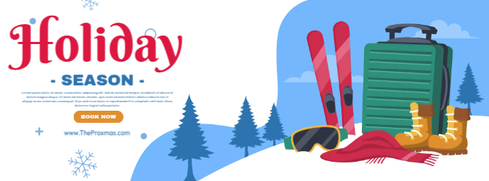 Holiday Season Landing Page Template | PosterMyWall