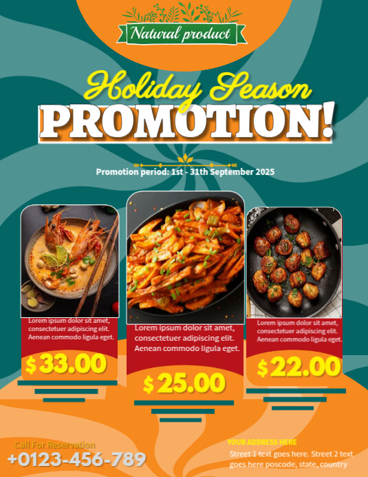 Plantilla de Holiday Season Promotion ads 2 | PosterMyWall