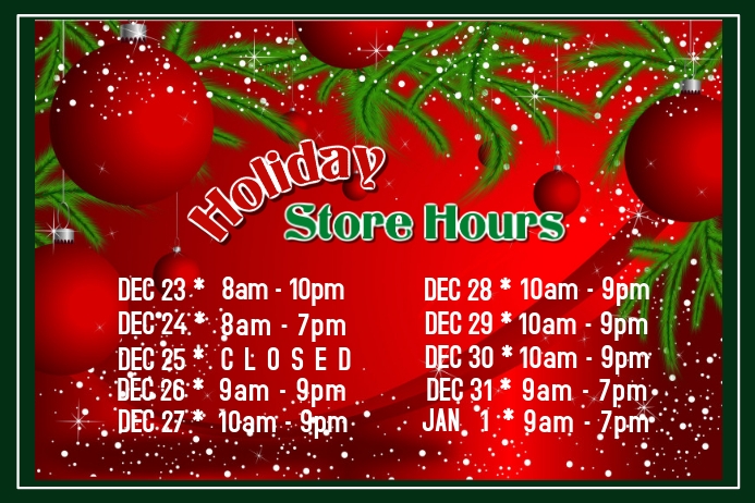 Copy Of Holiday Store Hours Poster Template PosterMyWall copy-of-holiday-store-hours-poster-template-postermywall