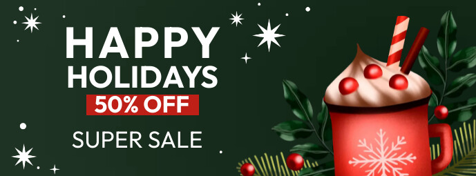 Holiday Super Sale Template | PosterMyWall