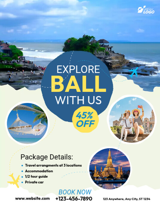 Holiday Tour and Travel Package Promo Template | PosterMyWall