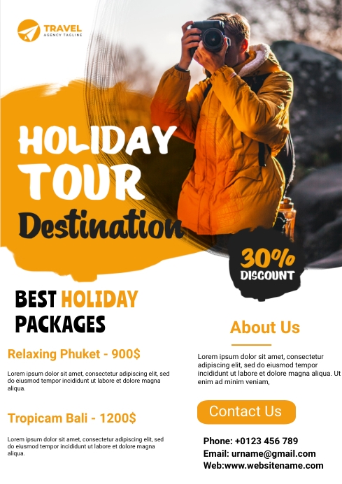 Copy of HOLIDAY TOUR TEMPLATE | PosterMyWall