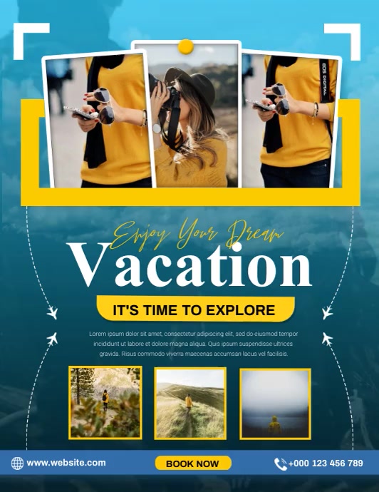 Holiday Vacation Video Ads Template | PosterMyWall