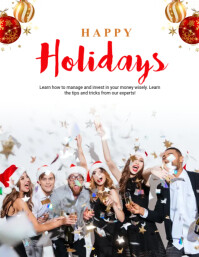 Happy Holidays Flyer Template | PosterMyWall