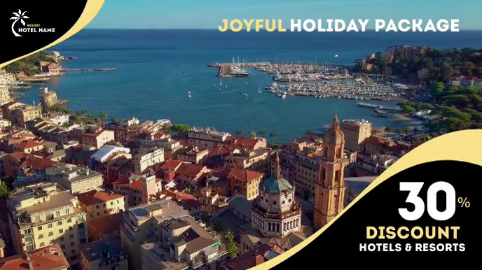 Holidays Hotel Promotion Ad Template | PosterMyWall