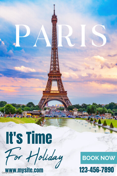 Holidays Travel Poster Template | PosterMyWall