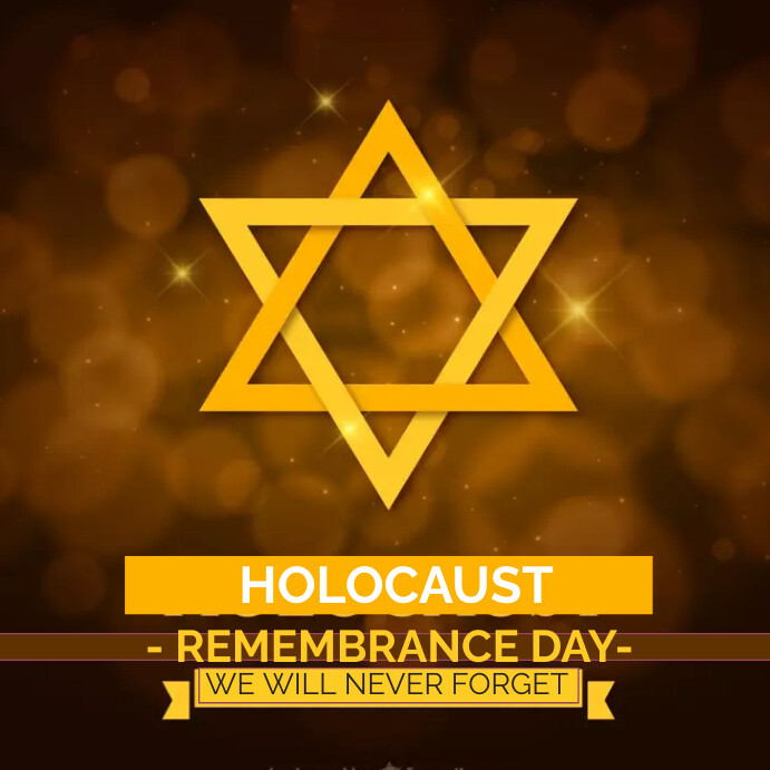 Holocaust remembrance day Template | PosterMyWall