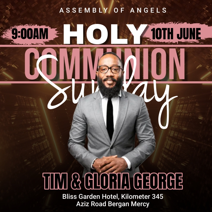 Holy communication sunday Template | PosterMyWall