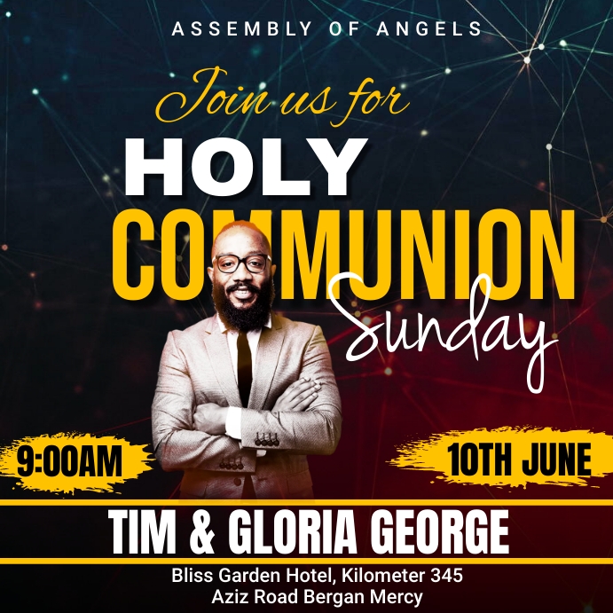 holy communication sunday Template | PosterMyWall