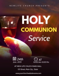Holy Communion Template | PosterMyWall