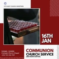 communion service Template | PosterMyWall