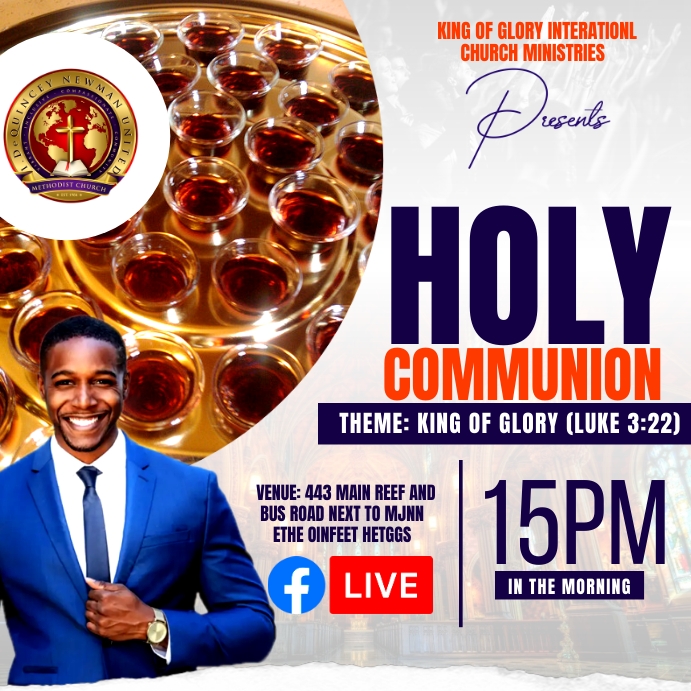 holy communion Template | PosterMyWall