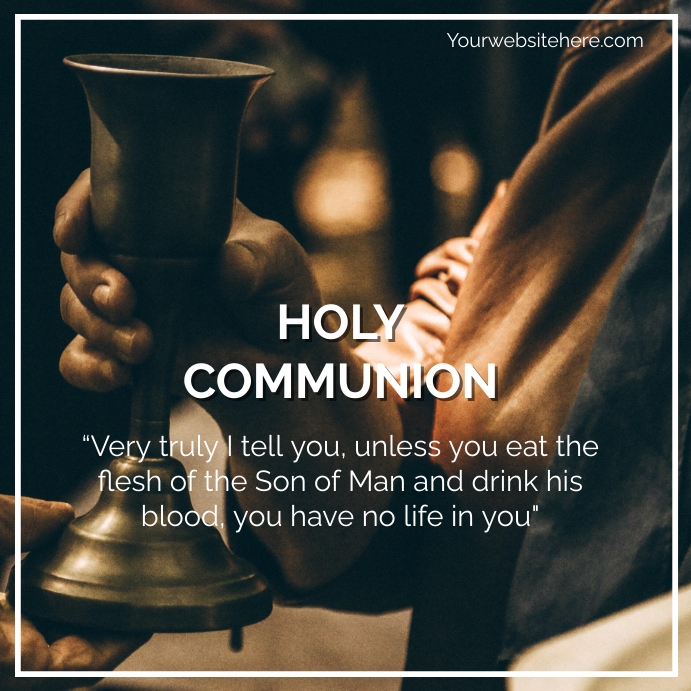 holy communion Template | PosterMyWall