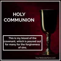 holy communion Template | PosterMyWall