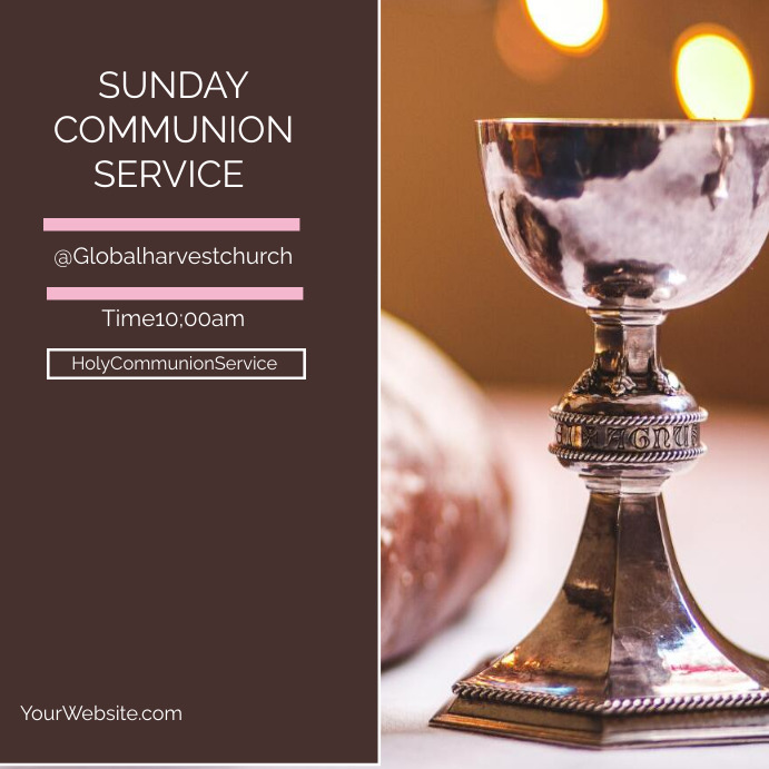 Holy communion Template | PosterMyWall