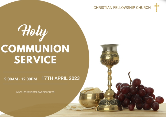 holy communion Template | PosterMyWall